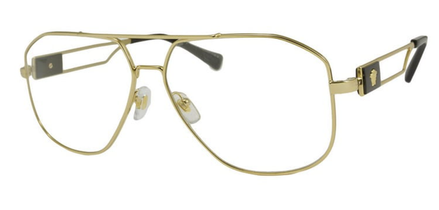 Versace VE1287 Eyeglasses 1287 Eye Glasses 1002 Man Square Optical ...