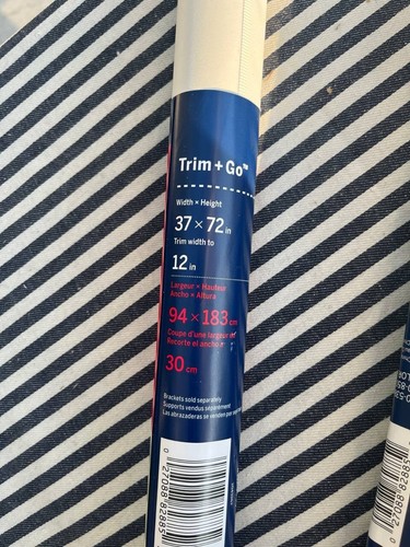 Levelor Trim + Go Roller Shade White Viny 37” x 72” | eBay