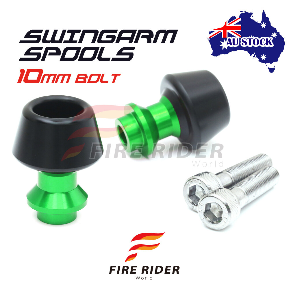 For Kawasaki ZX6R/ZX6RR/636 06-12 07 08 09 10 10MM CNC Green Swingarm ...