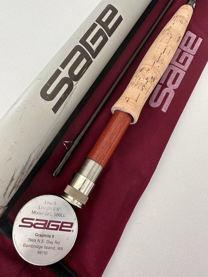 **SUPER RARE** VINTAGE SAGE LL 5wt 8’6”in FLY ROD!! | eBay