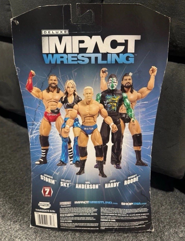 Jakks TNA JEFF HARDY Deluxe Impact Series 7 Figure WWE WWF AEW Matt ...