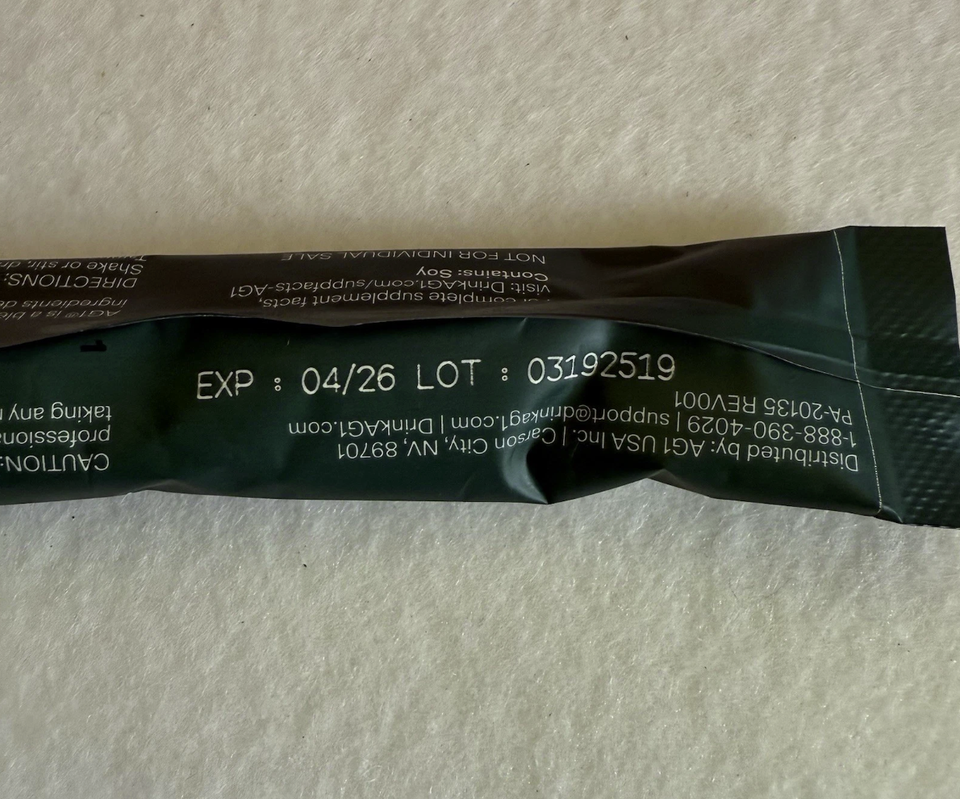 AG1 Athletic Greens 100 Count 12g Individual Packets - NEW Exp 04/26 | eBay