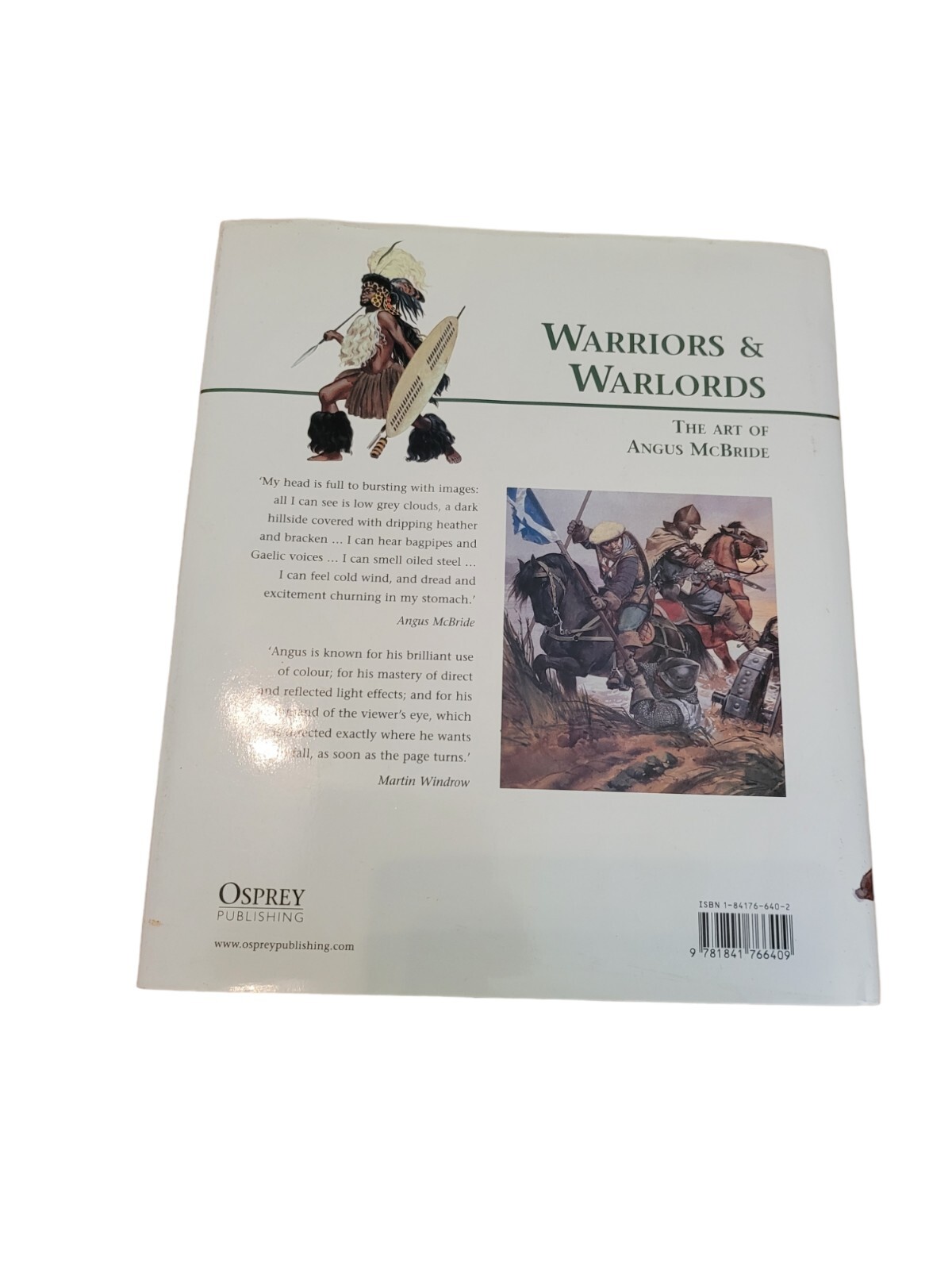 Warriors and Warlords: The Art of Angus McBride by Martin Windrow ...