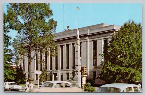 Postcard Madison County Courthouse Jackson Tennessee | eBay