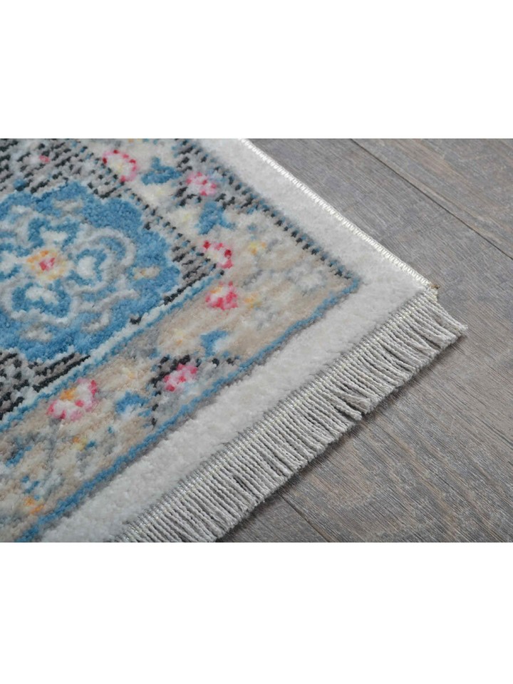 Machine Woven Cross Weave Polyester Area Rug Oriental Multicolor BBH ...