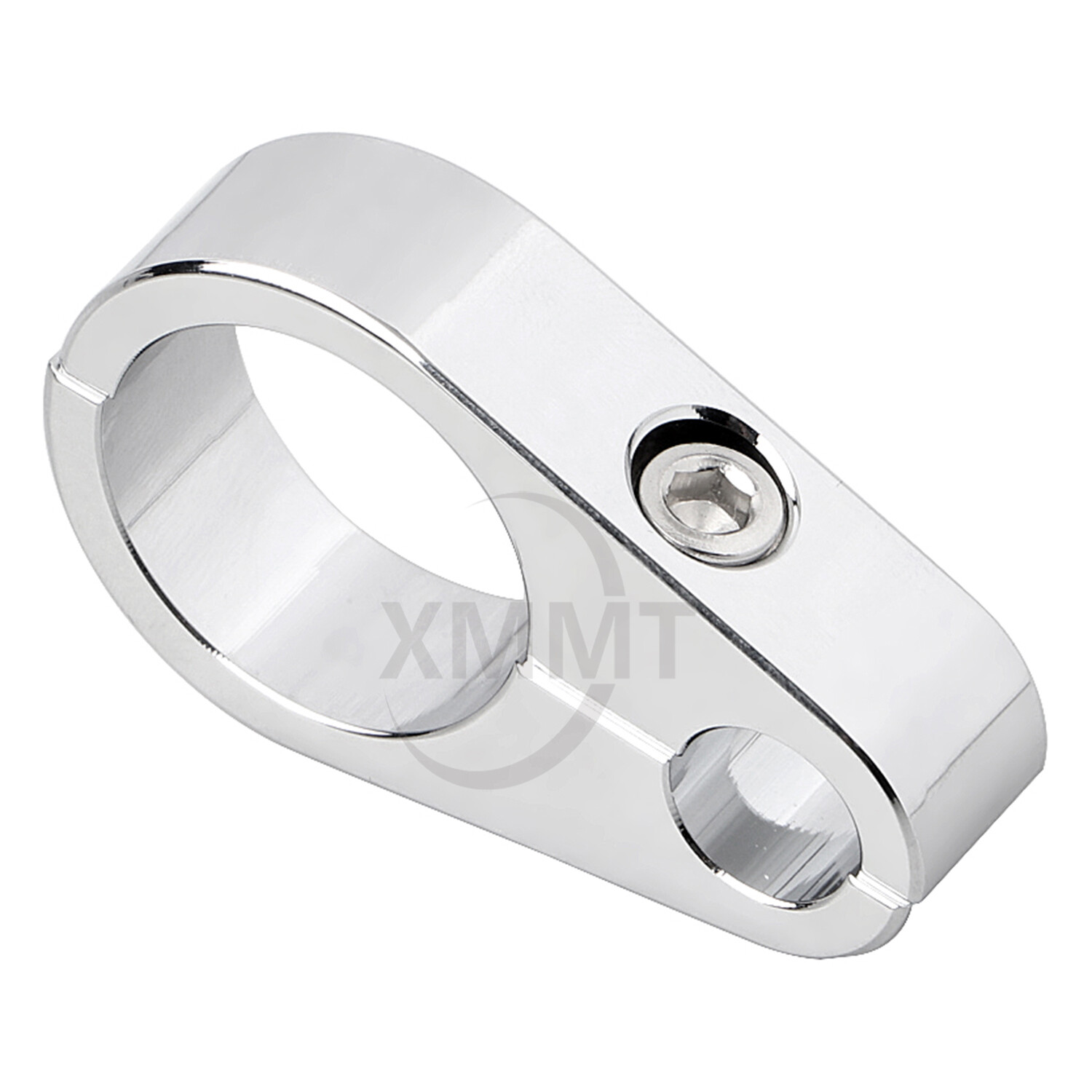 1" Chrome Brake Clutch Cable Clamp Clip For Harley Fatboy Softail ...