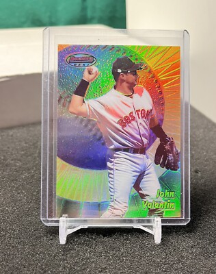 John Valentin 1998 Bowman's Best card 52 Boston Red Sox refractor 377/ ...