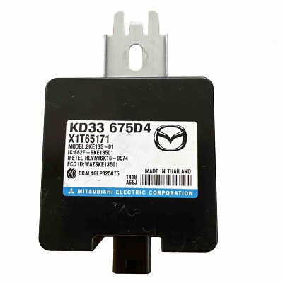 MAZDA CX-5 CX-9 KEY LESS ENTRY RECEIVER CONTROL MODULE UNIT OEM 2016 ...
