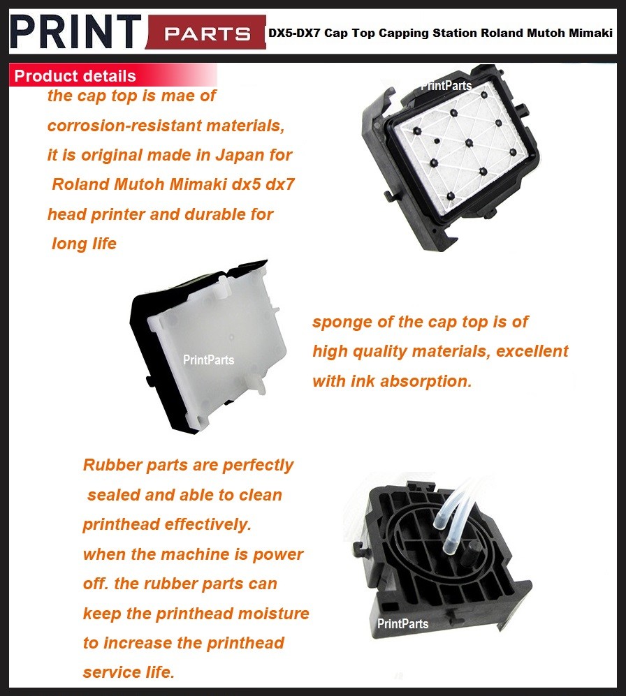 Epson DX5-DX7 Cap Top Head Assy capping for Roland - Mutoh - Mimaki ...