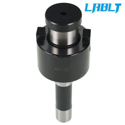 LABLT 1-1/2" R8 Shank Shell Milling Arbor Adapter Holder For Bridgeport ...