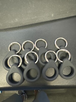 Insignia Key Ring Case for Apple AirTag (8-Pack) - Black | eBay