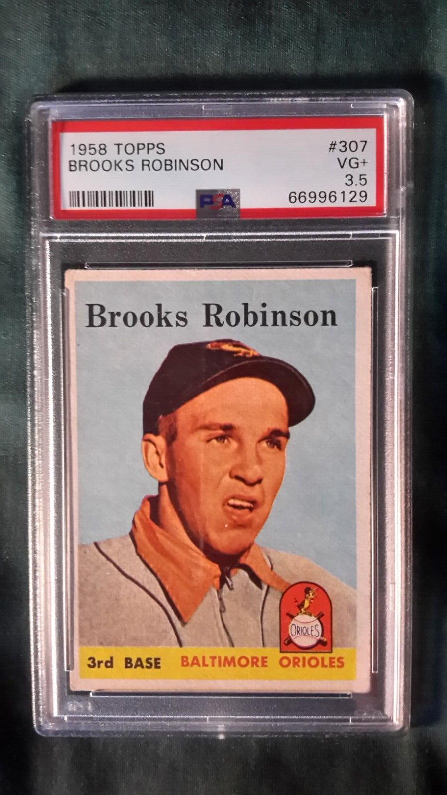 1958 TOPPS BROOKS ROBINSON CARD #307 PSA 3.5 BALTIMORE ORIOLES HOF | eBay