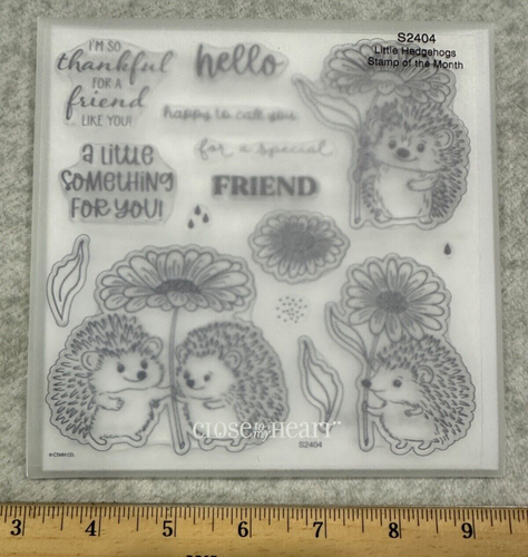 CTMH Stamp Of The Month - Little Hedgehogs - S2404 *New* Close To My ...