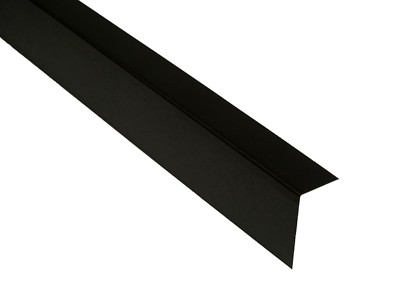 Flat Roof Metal Flashing Trim 3m Lengths BLACK -EPDM Rubber Roofing ...