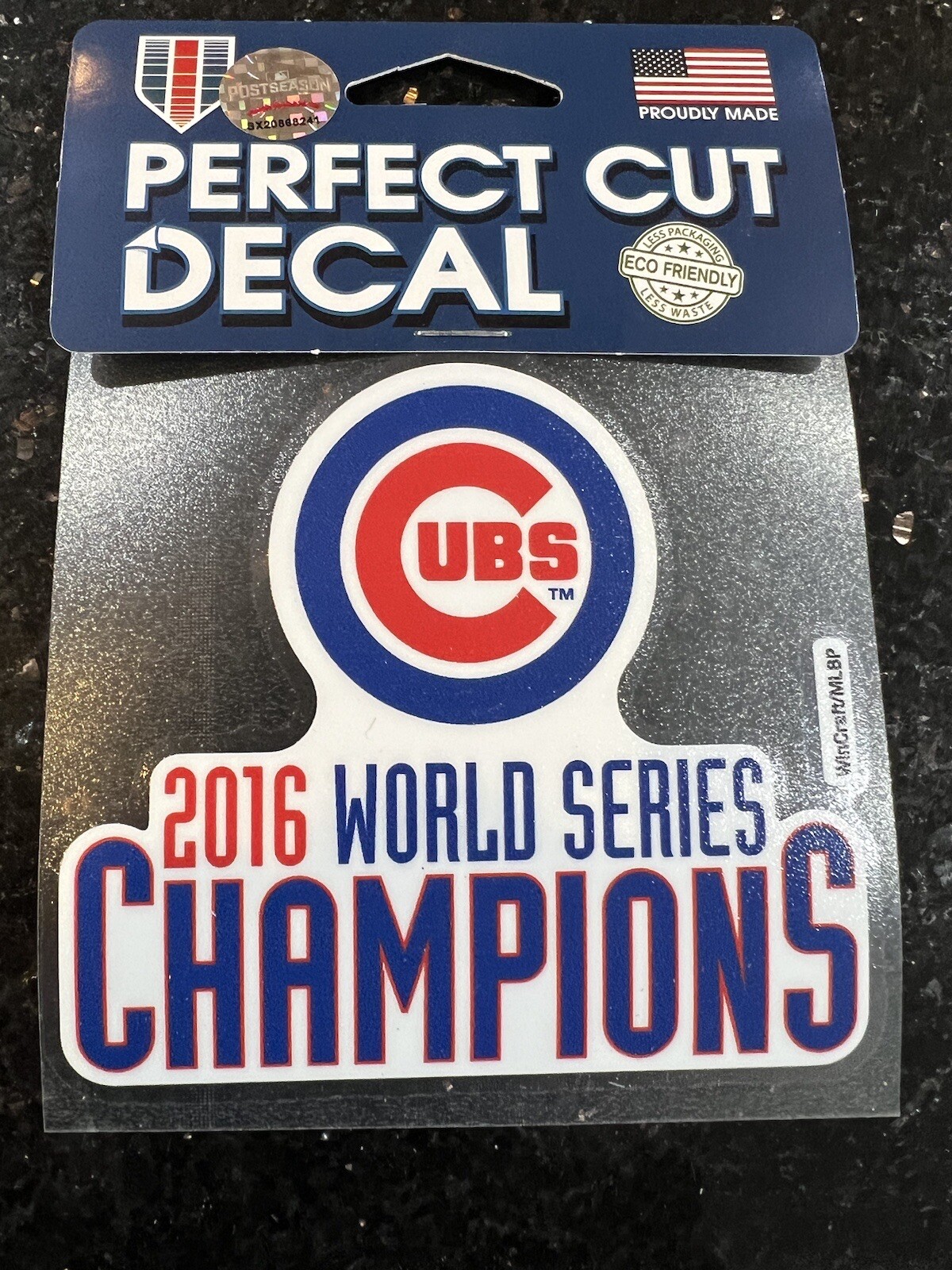 CHICAGO CUBS 2016 CHAMPIONS WINCRAFT 4X4 DECAL STICKER | eBay