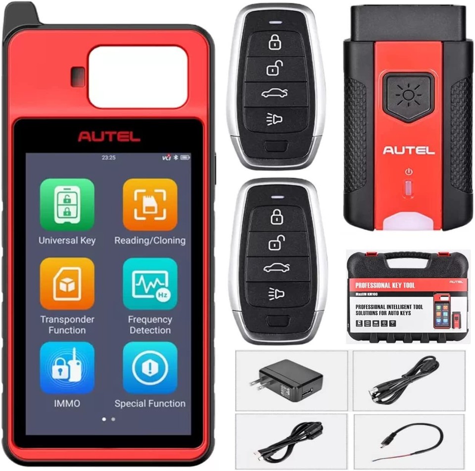 2025 Autel MaxiIM KM100 IMMO Key Fob Programming Immobilizer Tool Key ...