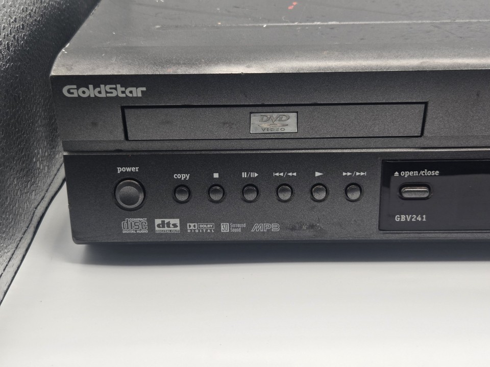 Goldstar GBV241 VHS/DVD Combo Player Hi-Fi NO Remote | eBay