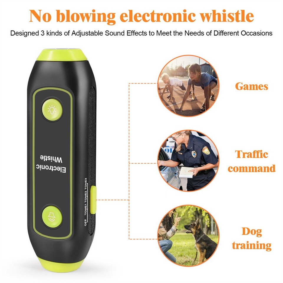 Electronic Whistle Hand-Held Three Tone for Coach Basketball Sports 125 ...