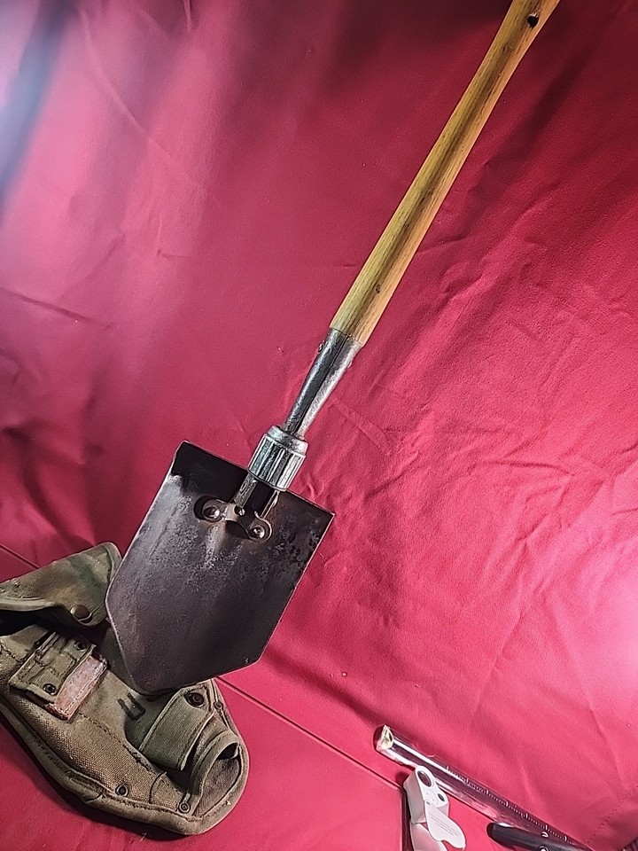 US WWII Entrenching E Tool Shovel 1943 w/ Cover US Army | eBay