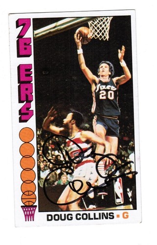 Doug Collins Signed 1976-77 Topps Card | eBay