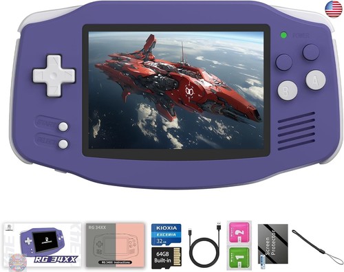RG34XX Retro Handheld Game Consoles RG34XX Classic Retro Gaming Console ...