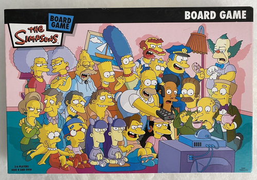The Simpsons Springfield Board Game 2004 Vintage Checked & Complete ...