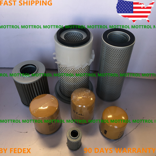FITS CATERPILLAR CAT E70B ENGINE 4D32 FILTER AIR ,FUEL ,OIL ,HYDRAULIC ...