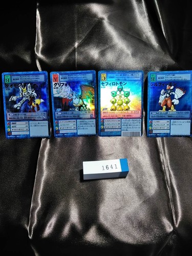 Bandai Digimon 4 Card Silphymon Taomon Griffomon Digital Monster Holo ...