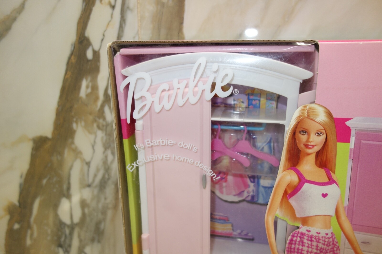 Barbie 67552 MIB 2002 Living in Style Bedroom Playset for sale online ...