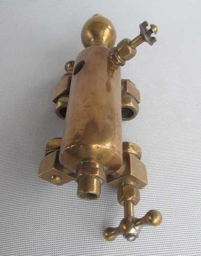 Antique Brass Steam Engine Oiler Hydrostatic Lubricator (Detroit ...