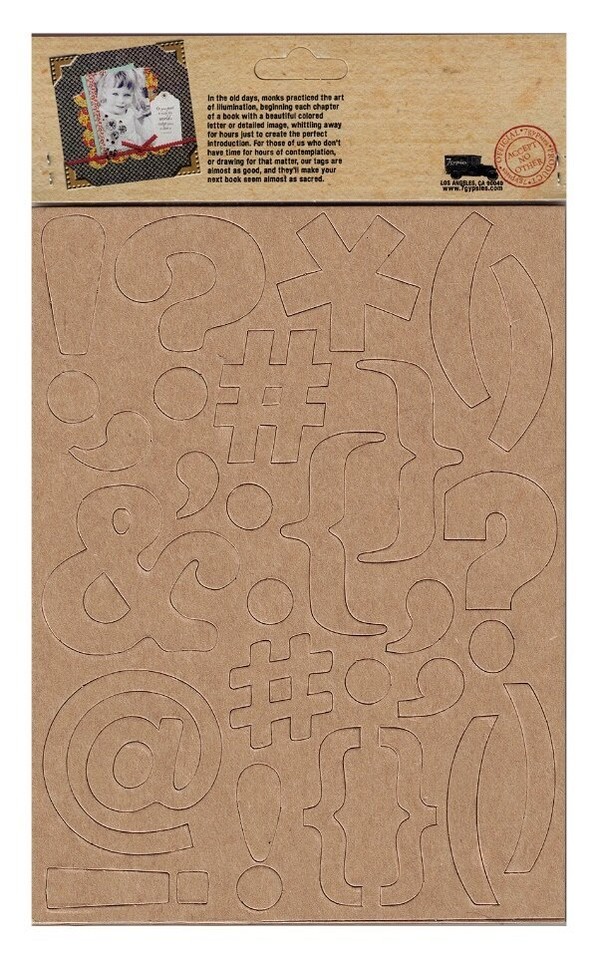 7 Gypsies, Chipboard Tags, Chipboard Embellishments, Flourish, Accents ...