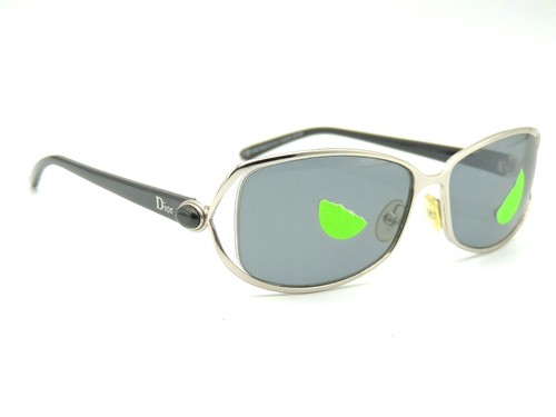 Christian Dior CD 3728 84J Silver Black Eyeglass Frames 55 15 130 | eBay