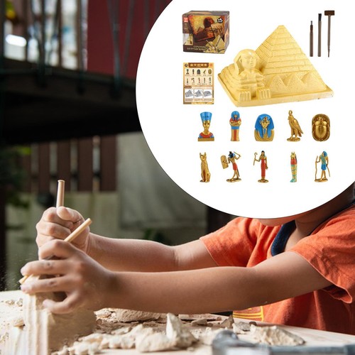 Egyptian Pyramid Digging Excavation Toy Kits for Ages 3 4 5 6 Years Old ...