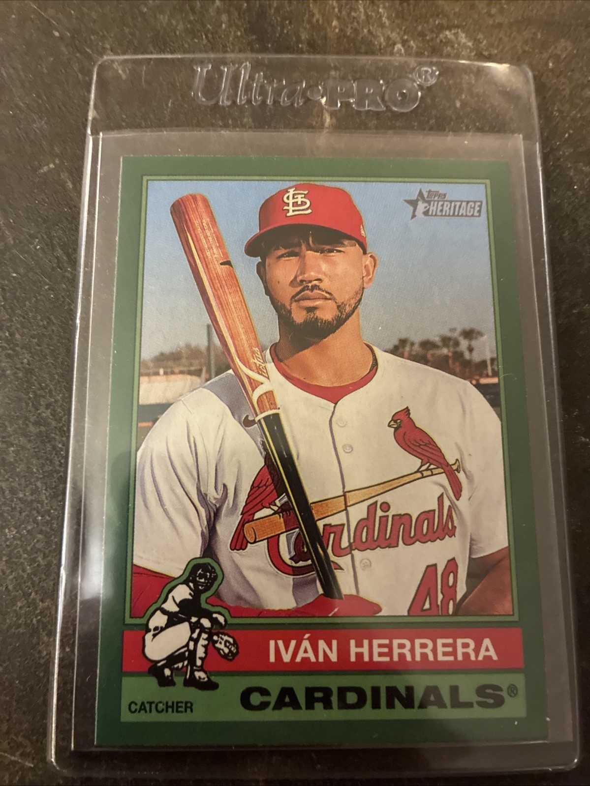 2025 Topps Heritage -Cardinals Ivan Herrera #252 Green Border | eBay