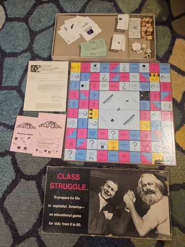 VTG 1978 Class Struggle Board Game Marxism Avoid War Win The Revolution ...