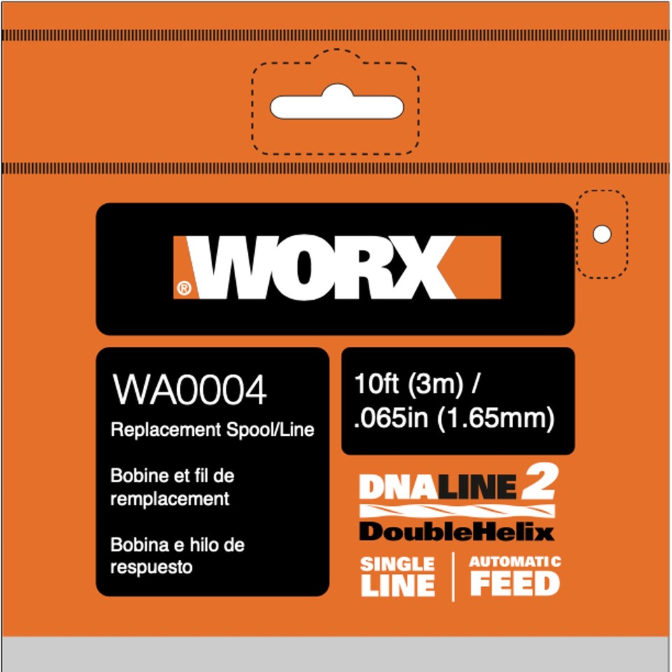 WA0004 WORX 10' Replacement Trimmer Line 822465003613| eBay