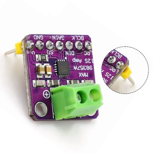 MAX98357 Audio Module Compact Design Flexible Gain Settings Jitter ...