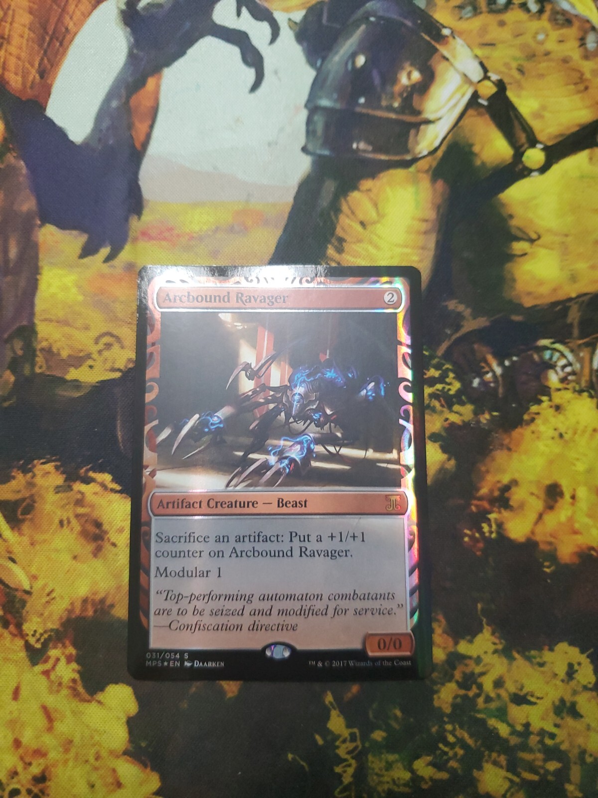 MtG Arcbound Ravager Kaladesh Masterpiece Invention Foil | eBay