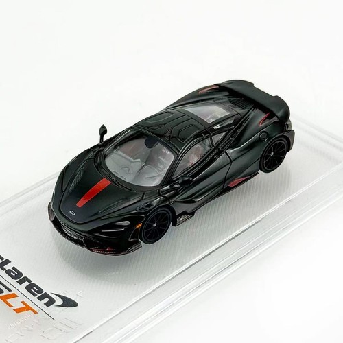CM 1/64 Scale McLaren 765LT Super Car Black Diecast car Model Toy Gift ...