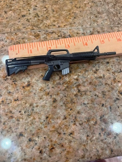 1/6 12" scale Ultimate Soldier Vietnam US M4 machine gun with sling | eBay