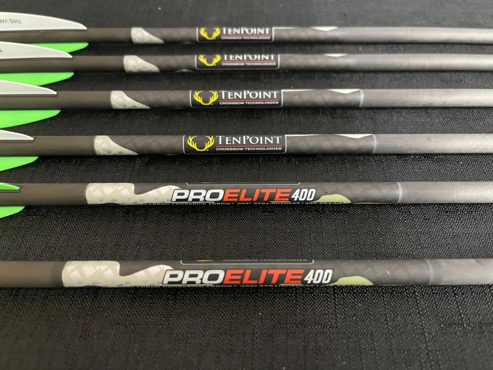 TenPoint Pro Elite 400 Carbon Crossbow Arrow 6 Pack Brand New | eBay