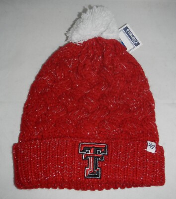 Texas Tech University TTU Red Raiders Fiona Cuff Winter Beanie Hat Cap ...