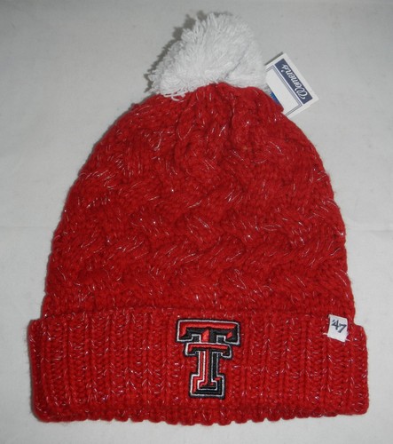 Texas Tech University TTU Red Raiders Fiona Cuff Winter Beanie Hat Cap ...