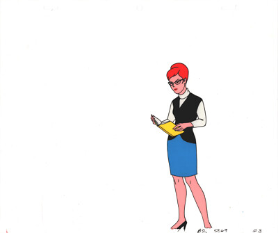 Batman Barbara Gordon Animation Cel Setup Filmation 1968 B3 | eBay