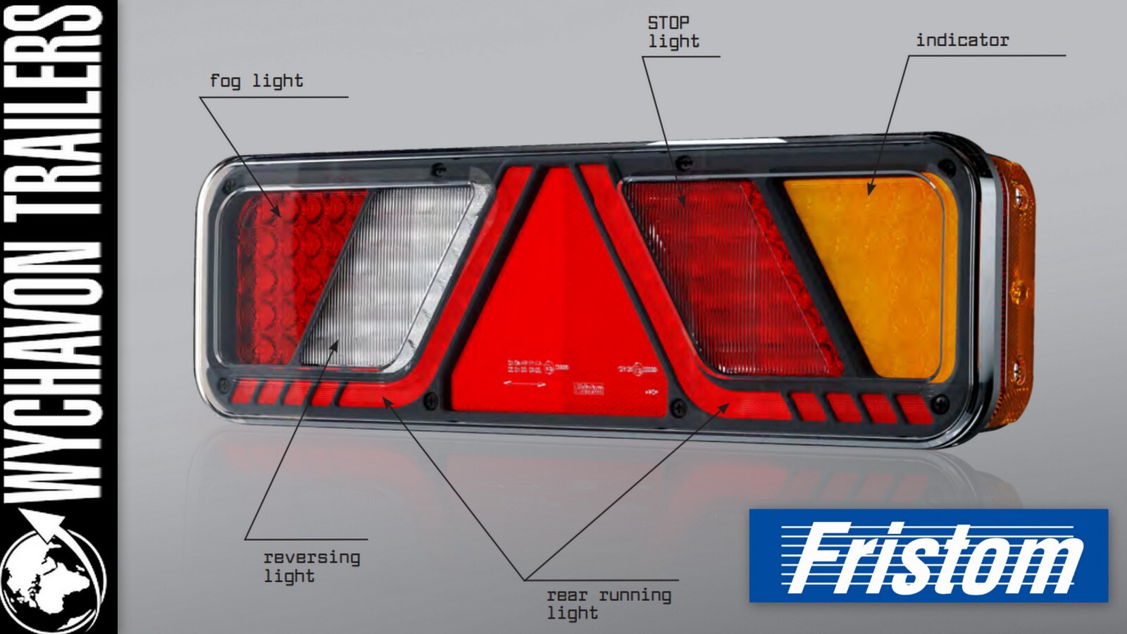 LED HGV TRAILER REAR LIGHTS 24V FT-700 LED LAMPS TRAILER COMBINATION ...