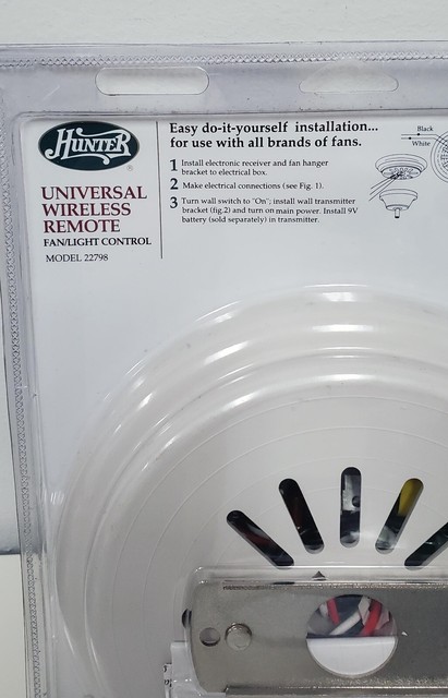 Hunter 22798 Universal Wireless Remote Control for All Brands of Fans ...
