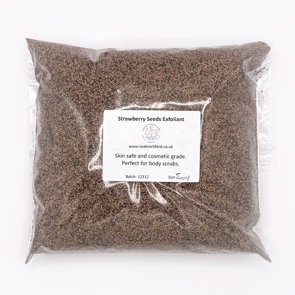 Strawberry Seeds Exfoliant Cosmetic Grade Body Scrub Soap Butter Making ...