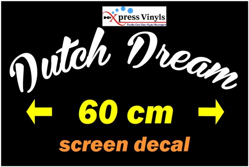 DAF "Dutch Dream" windscreen decal sticker. LF CF XF XG XG+ | eBay