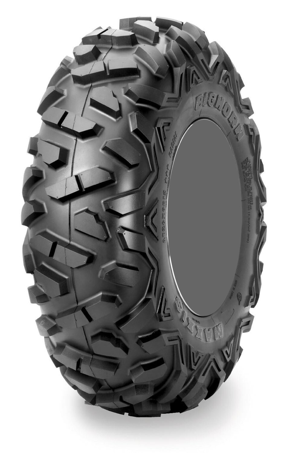 Kit 4 Maxxis Bighorn Radial Tires 26x9-12/26x12-12 on Moose 399X Matte ...