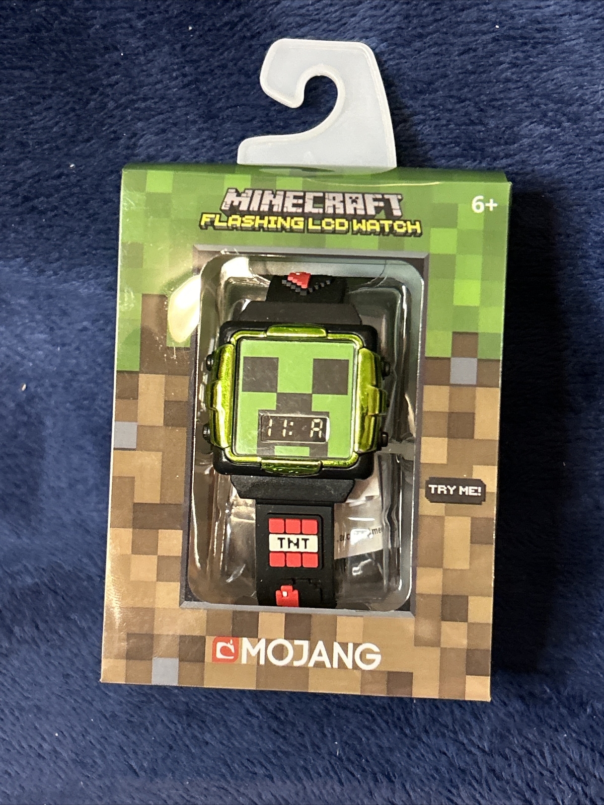 MINECRAFT CREEPER FLASHING LCD DIGITAL WATCH MOJANG - NEW IN BOX! | eBay